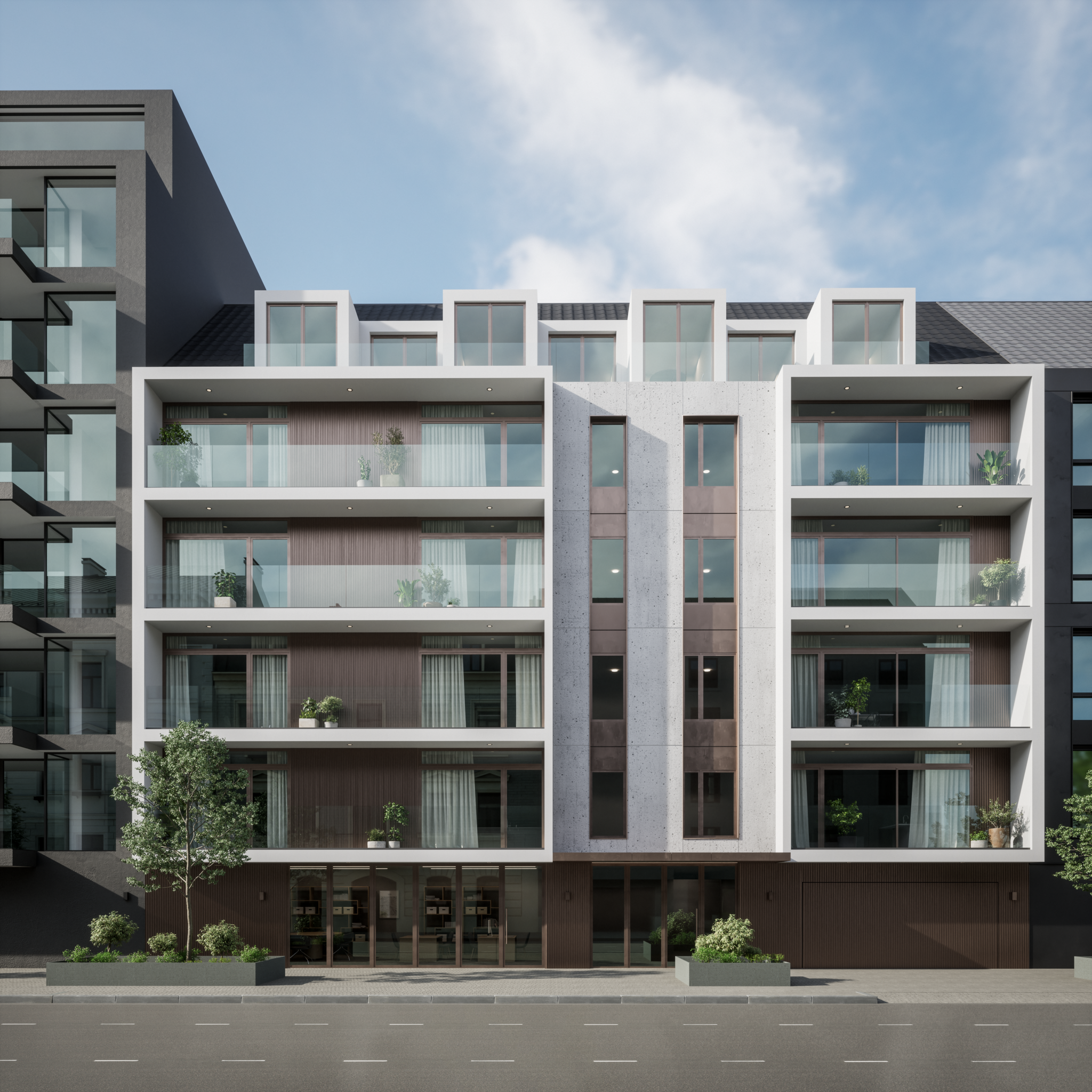 Aluminium Gevelbekleding Type F | Alinel